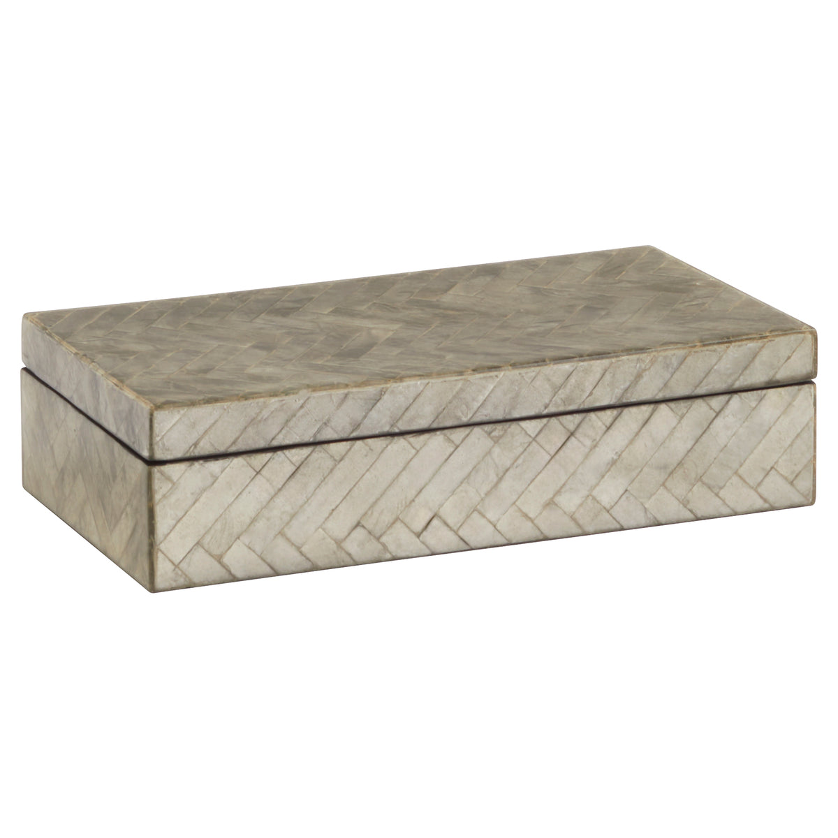 Triton Rectangle Box Designed by J Kent Martin | Smoke - Small — Quorum ...