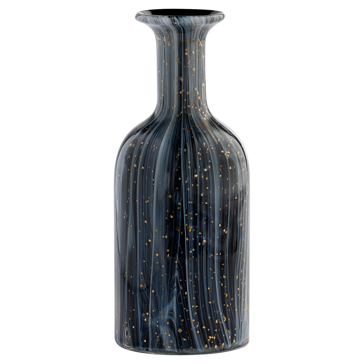 Infinity Vase | Black | Grey | Gold - Small — Quorum Home