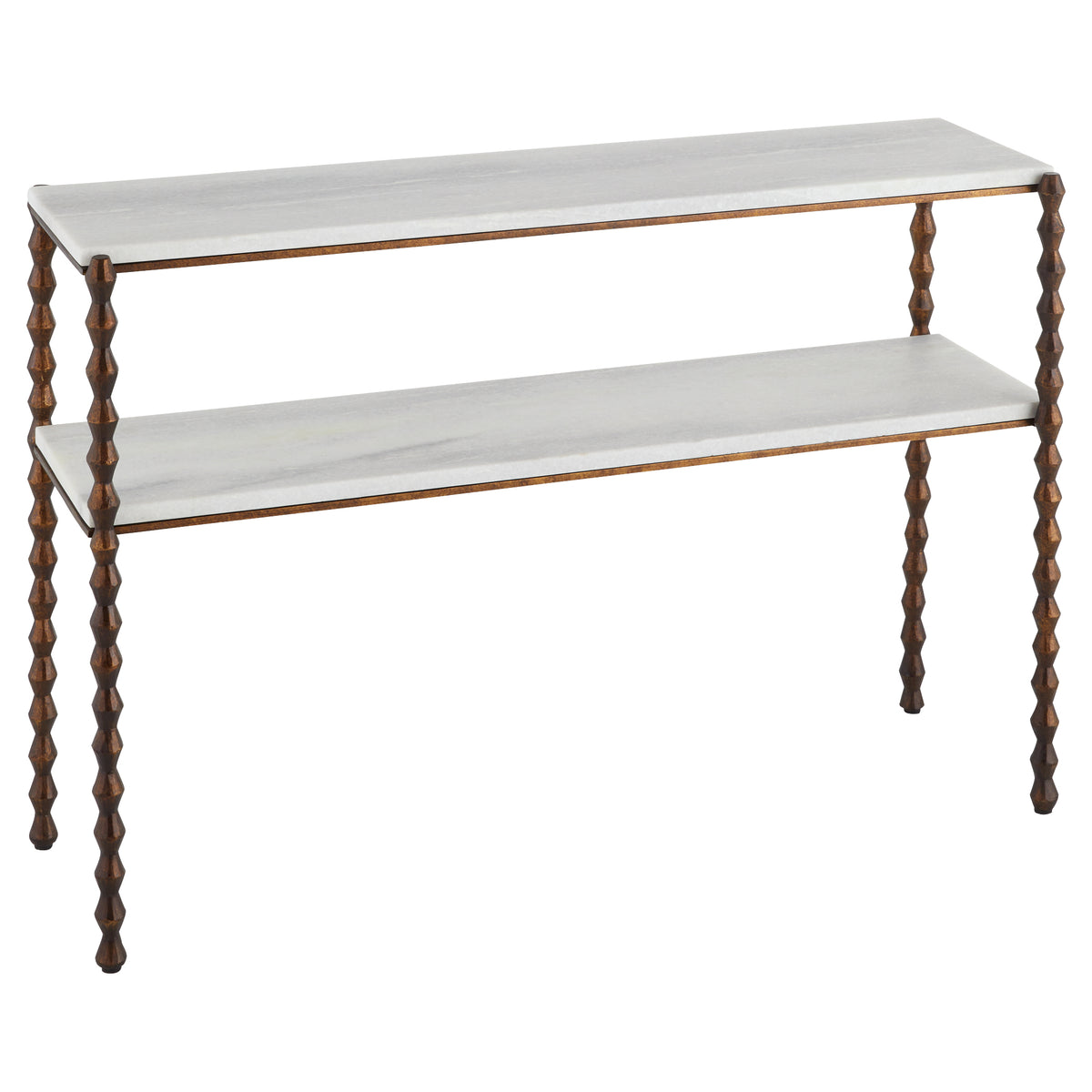 Diamante Console Table | Antique Bronze — Quorum Home