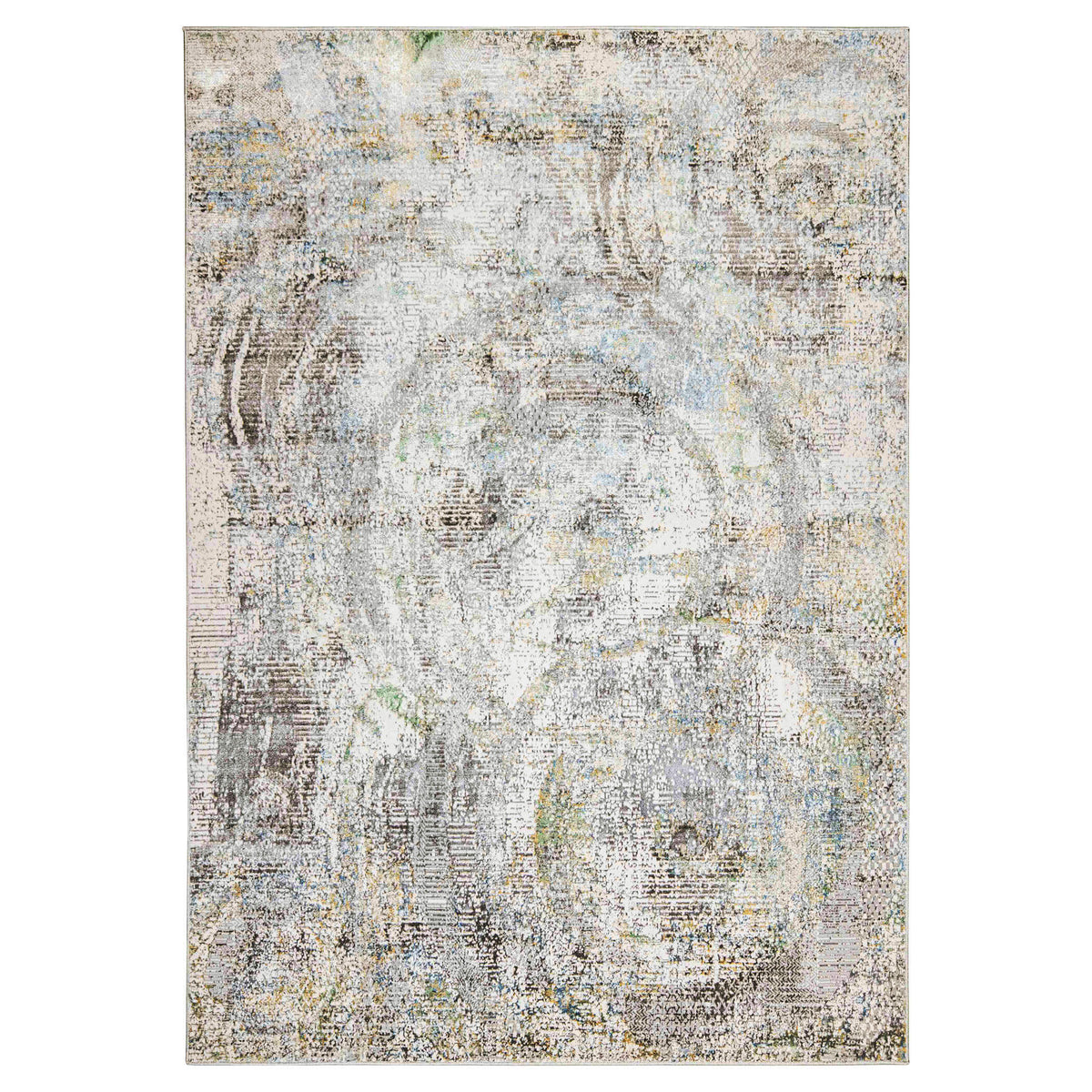 Adara Green Gold Grey 2'X 3' Rug | Designer Rugs | By Lavin Rugs ...
